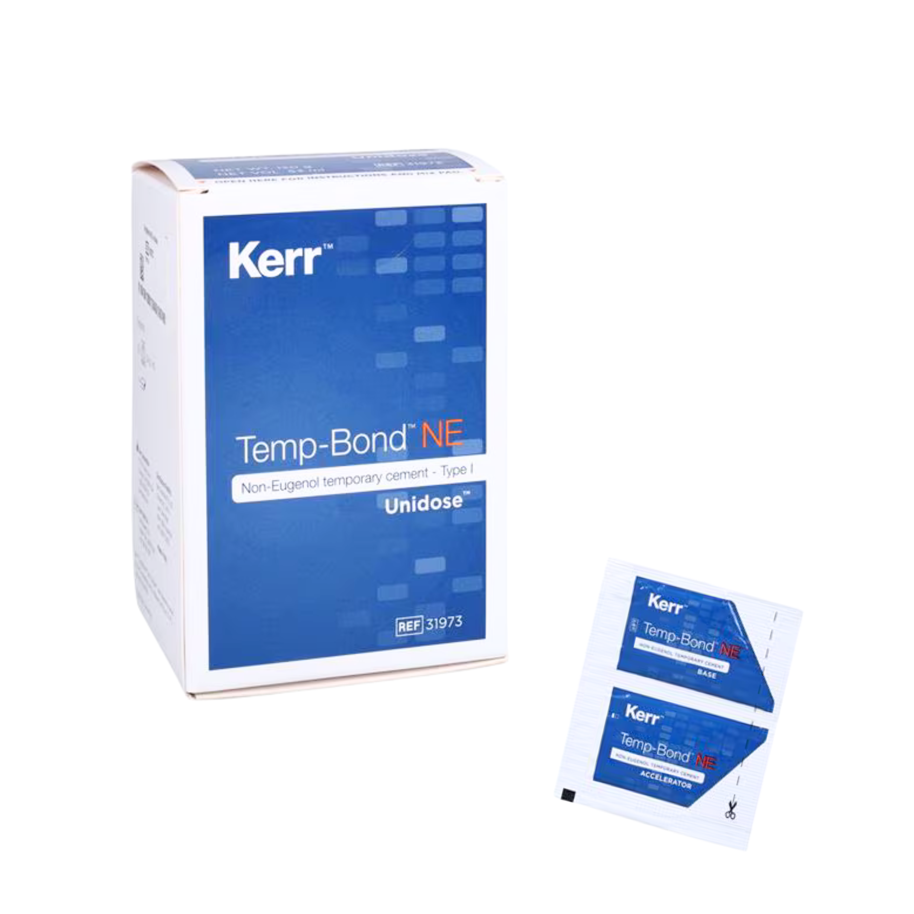 Kerr TempBond NE Non-Eugenol Temporary Cement Unidose 50 Pack,31973