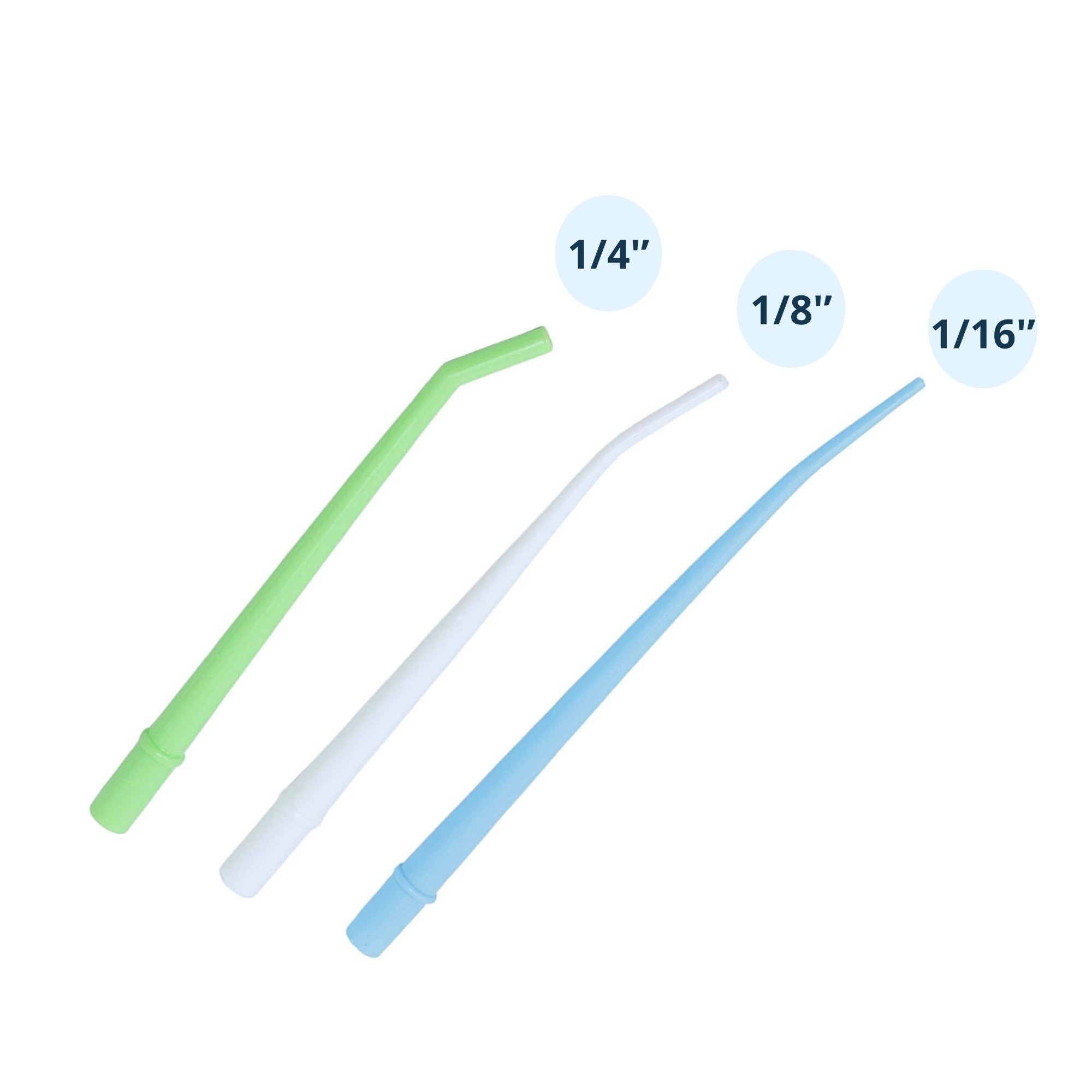 Surgical Aspirator Tips - 3 Sizes - 25/pk
